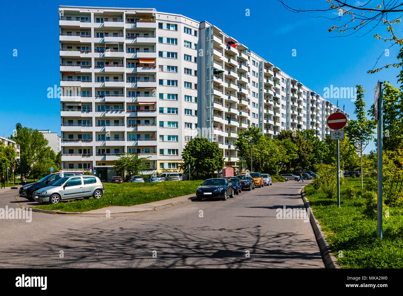 Residential building in Berlin Marzahn, Germany Stock Photo - Alamy