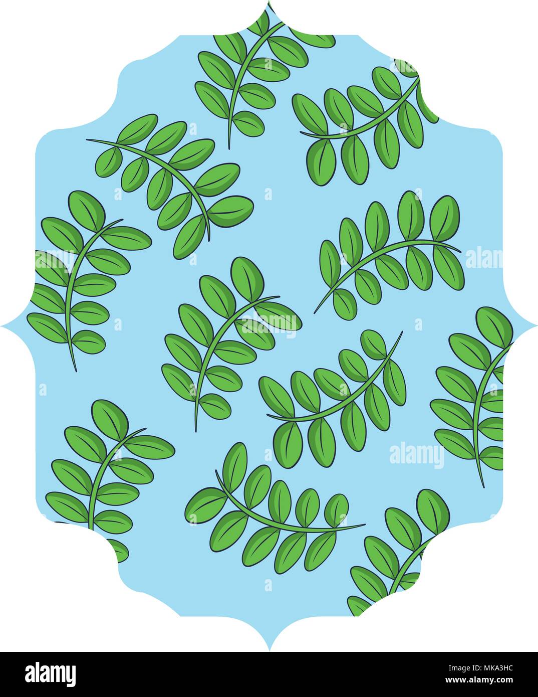 arabic frame with leaves pattern over white background, colorful design ...