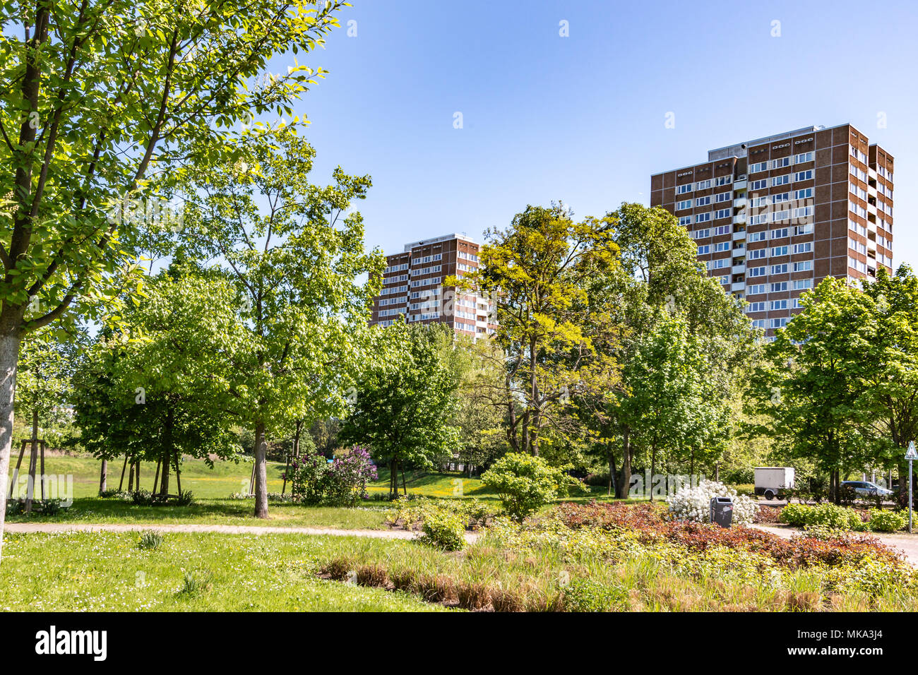Residential building in Berlin Marzahn, Germany Stock Photo - Alamy