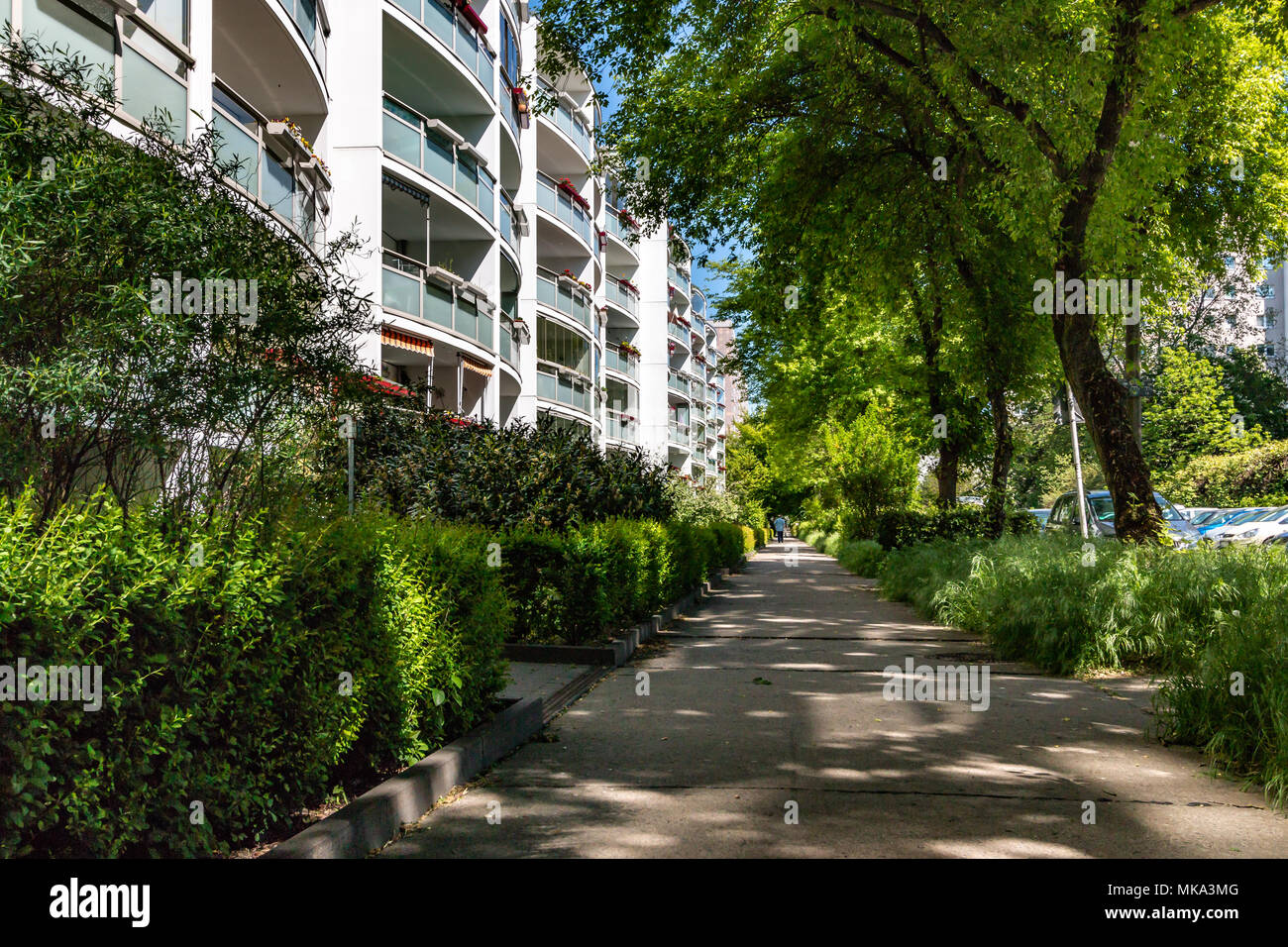 Residential building in Berlin Marzahn, Germany Stock Photo - Alamy