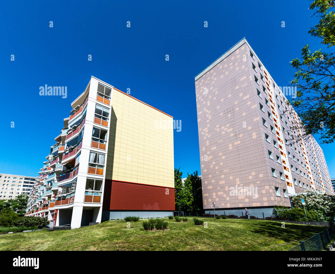 Residential building in Berlin Marzahn, Germany Stock Photo - Alamy