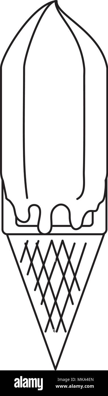 ice cream icon over white background, vector illustration Stock Vector ...