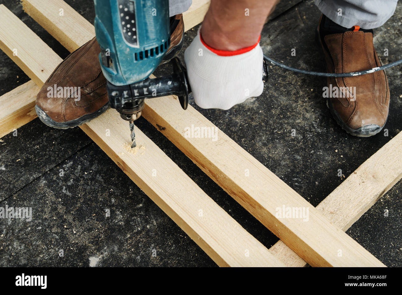 Holes in beams hi-res stock photography and images - Alamy