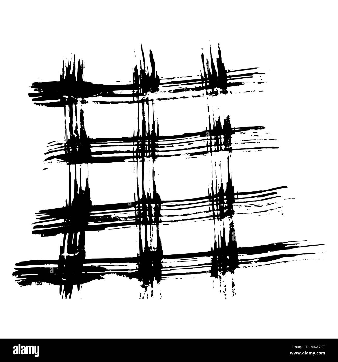 Ink vector splash. Vector illustration. Grunge hand drawn watercolor ...