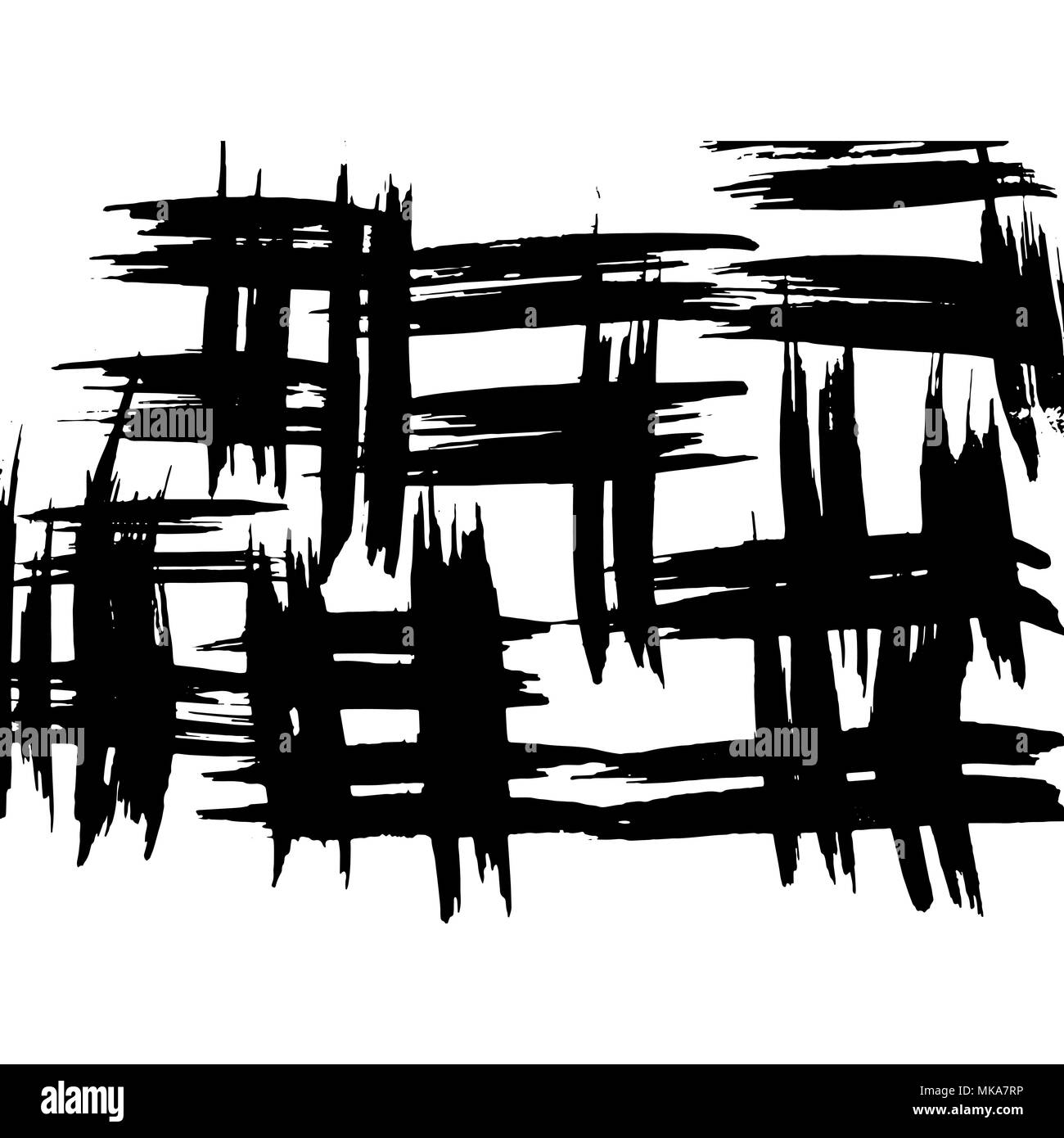 Ink vector splash. Vector illustration. Grunge hand drawn watercolor ...