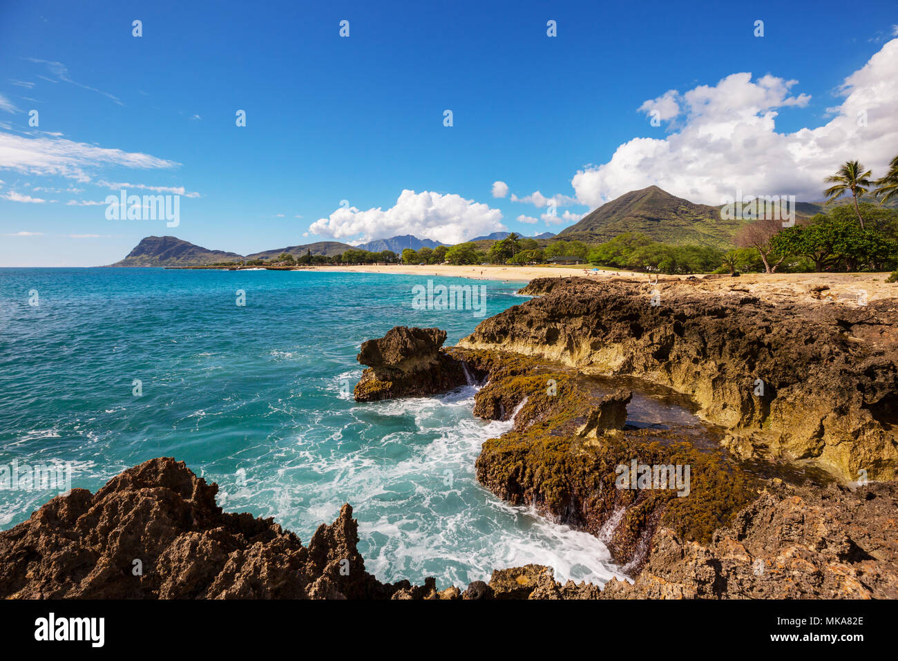 Beautiful landscapes in Oahu island, Hawaii Stock Photo - Alamy