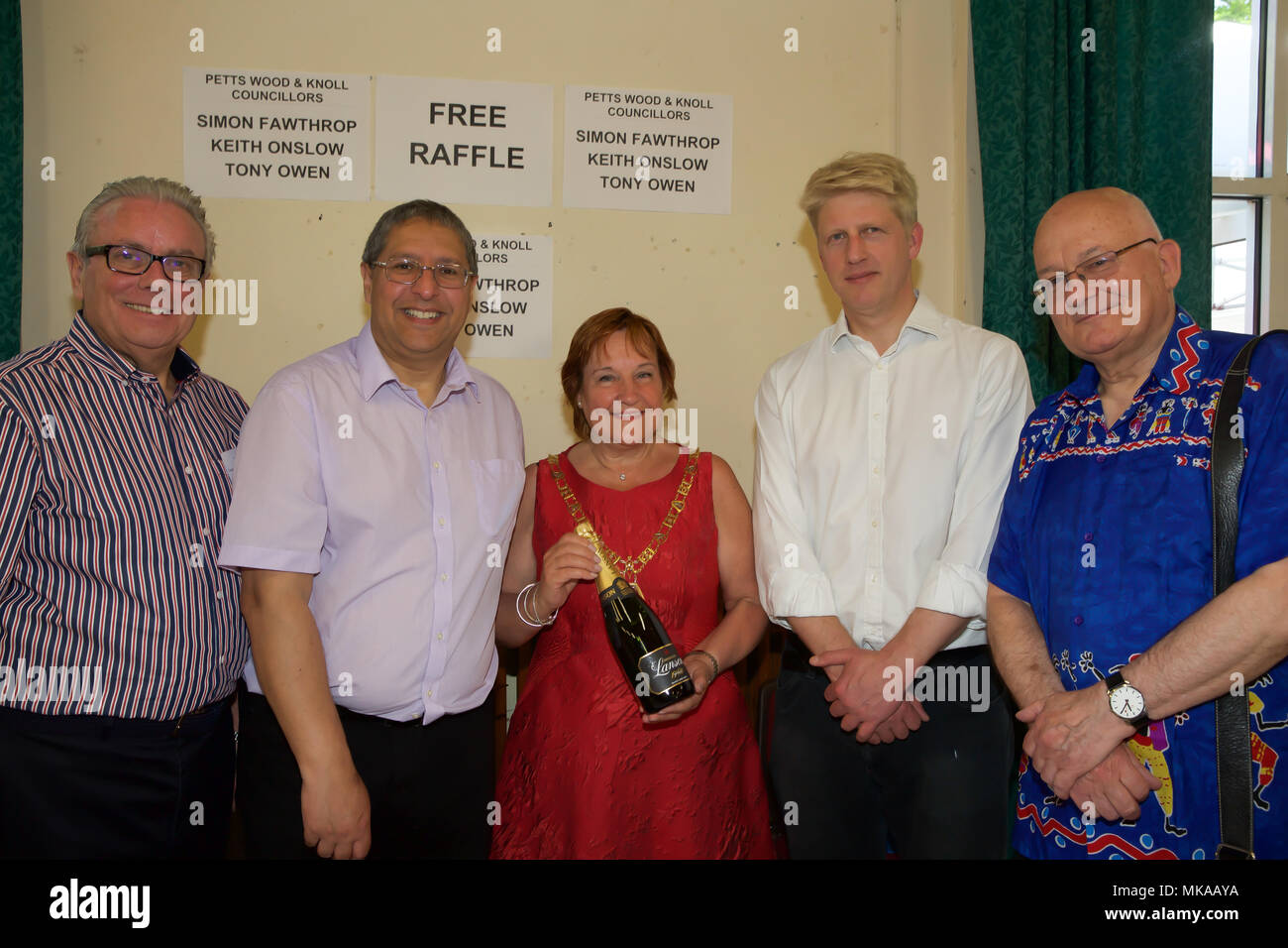 Petts Wood,UK,7th May 2018,The traditional May Queen Parade and ...