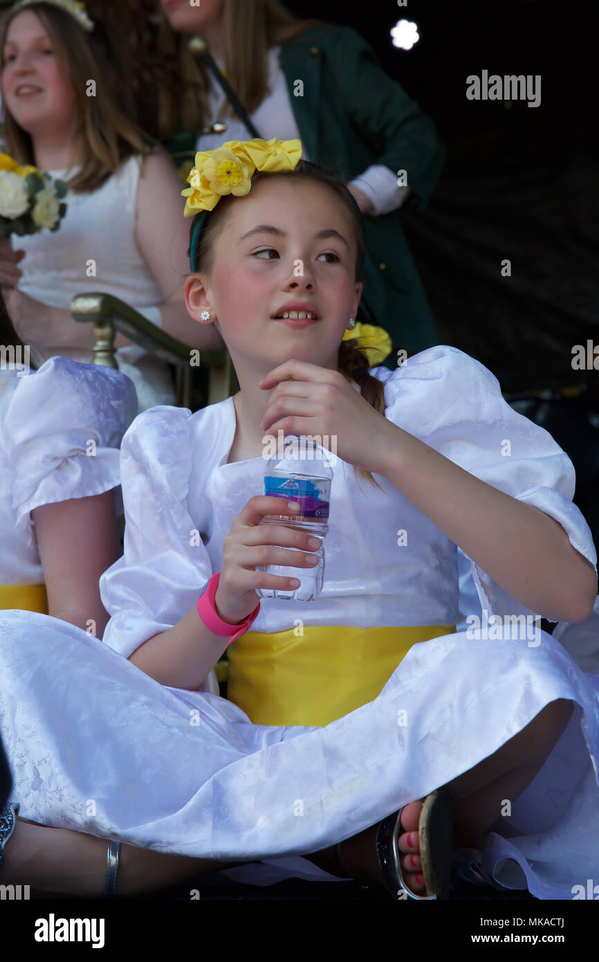 Petts Wood,UK,7th May 2018,The traditional May Queen Parade and ...
