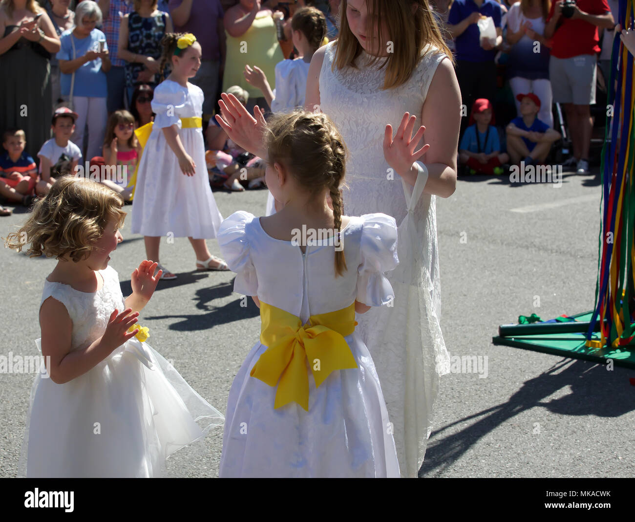 Petts Wood,UK,7th May 2018,The traditional May Queen Parade and ...