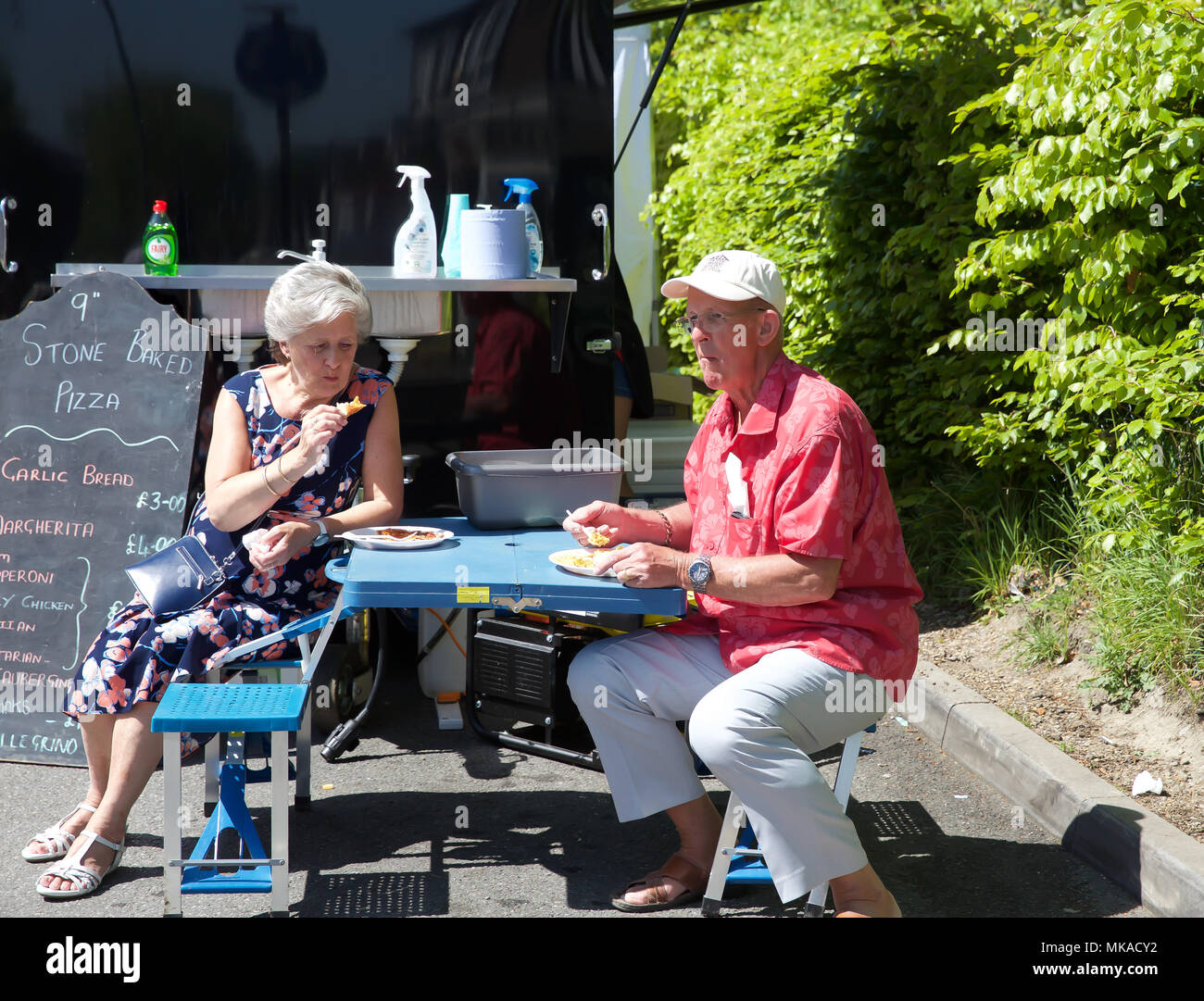Petts Wood,UK,7th May 2018,The traditional May Queen Parade and ...