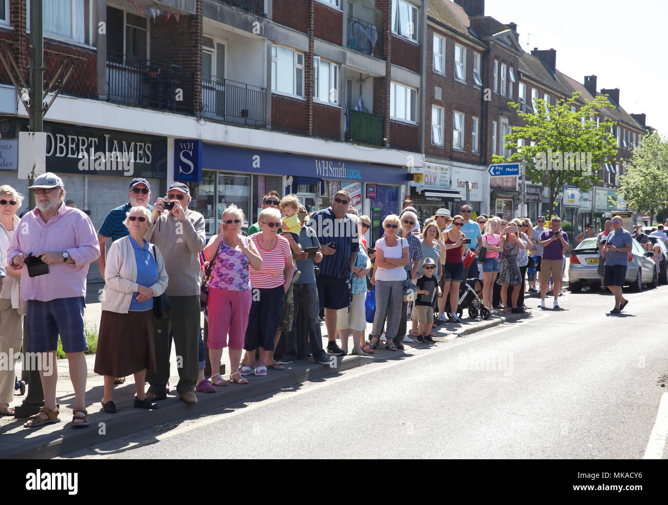 Petts Wood,UK,7th May 2018,The traditional May Queen Parade and ...