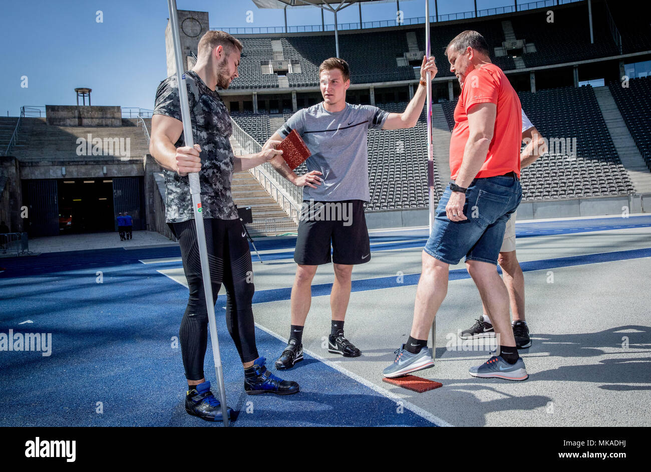 07 May 2018, Germany, Berlin: Javelin throw Olympic champion Thomas ...