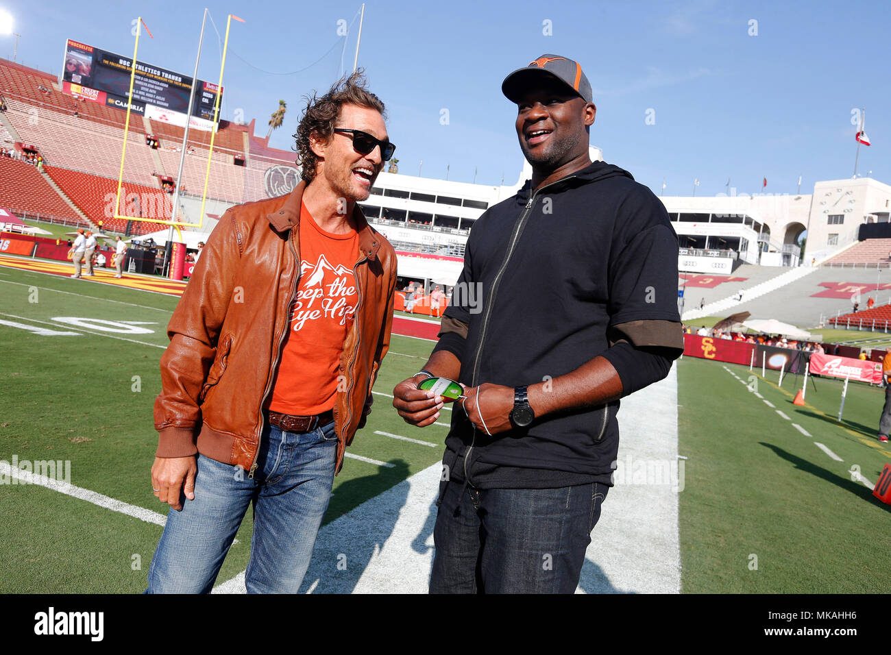 September 16, 2017 Actor Matthew McConaughey and former Texas Longhorns ...