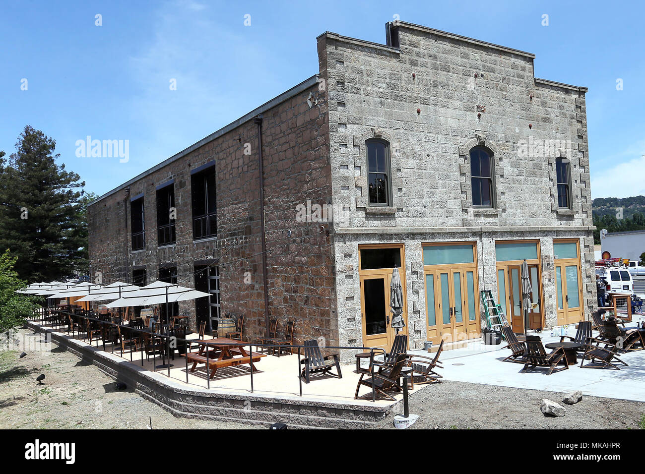 Napa, CA, USA. 4th May, 2018. Stone Brewing Napa, located in the ...