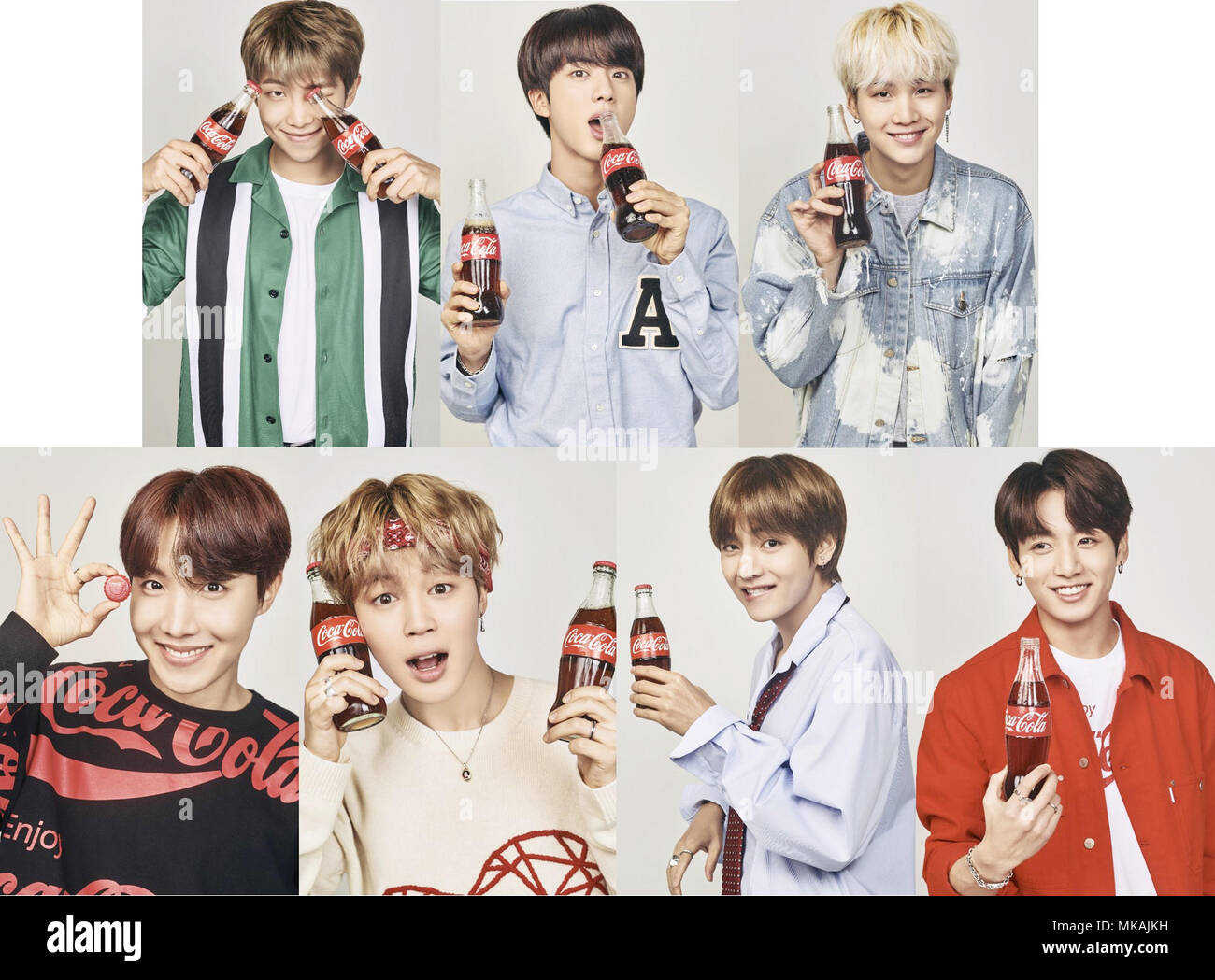 08th May, 2018. BTS members named promotional ambassadors for Coca-Cola ...