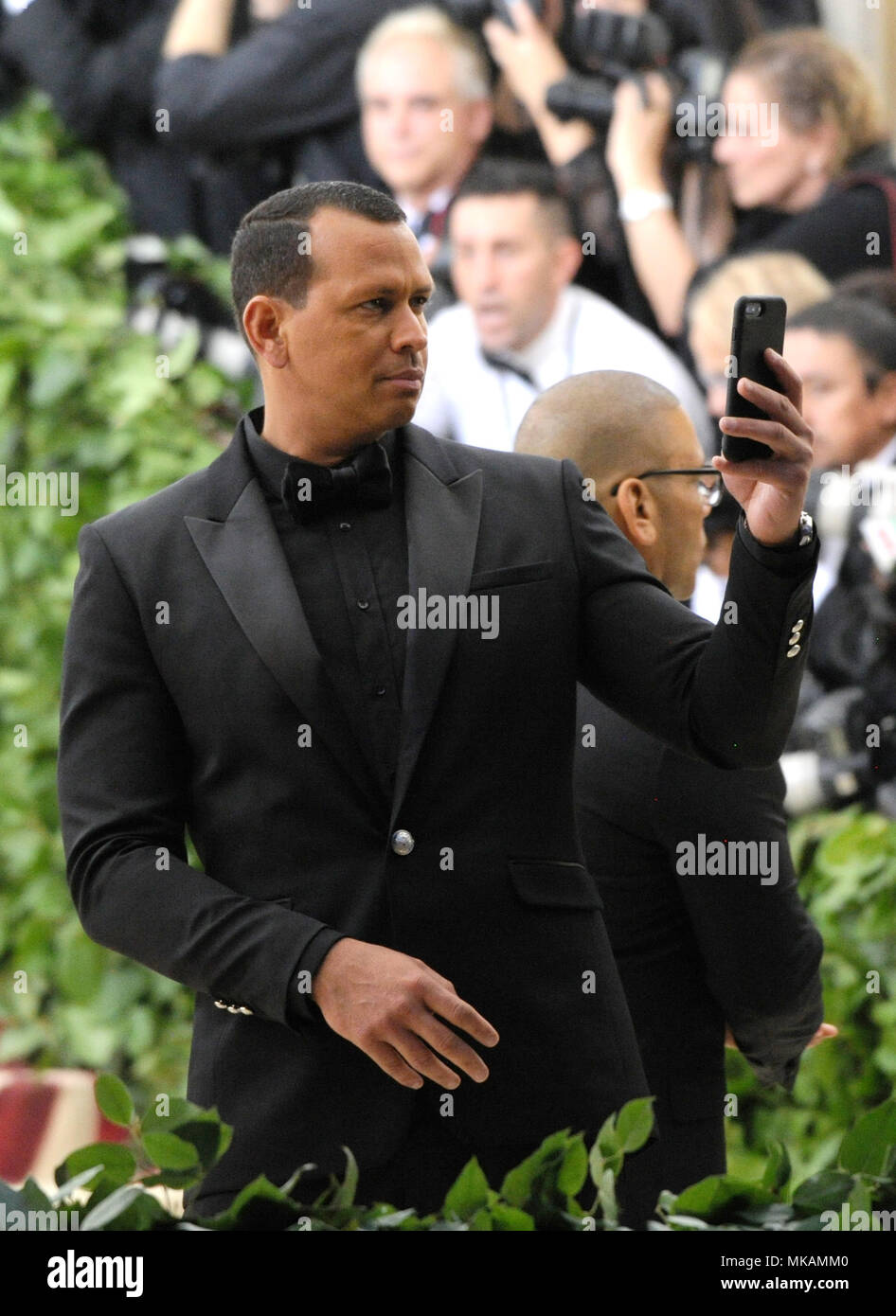 New York, NY, USA. 7th May, 2018. Alex Rodriguez at the Heavenly Bodies ...