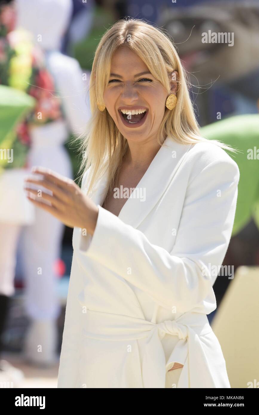 Cannes, Frankreich. 07th May, 2018. Ukranian tv personality Lesia ...