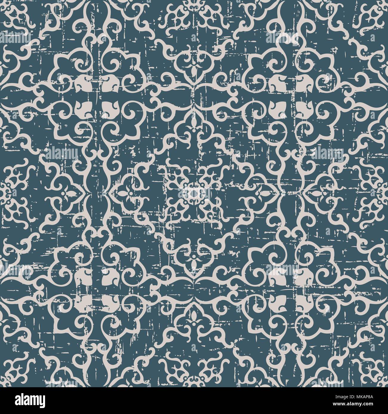 Worn out antique seamless background curve spiral cross frame Stock ...