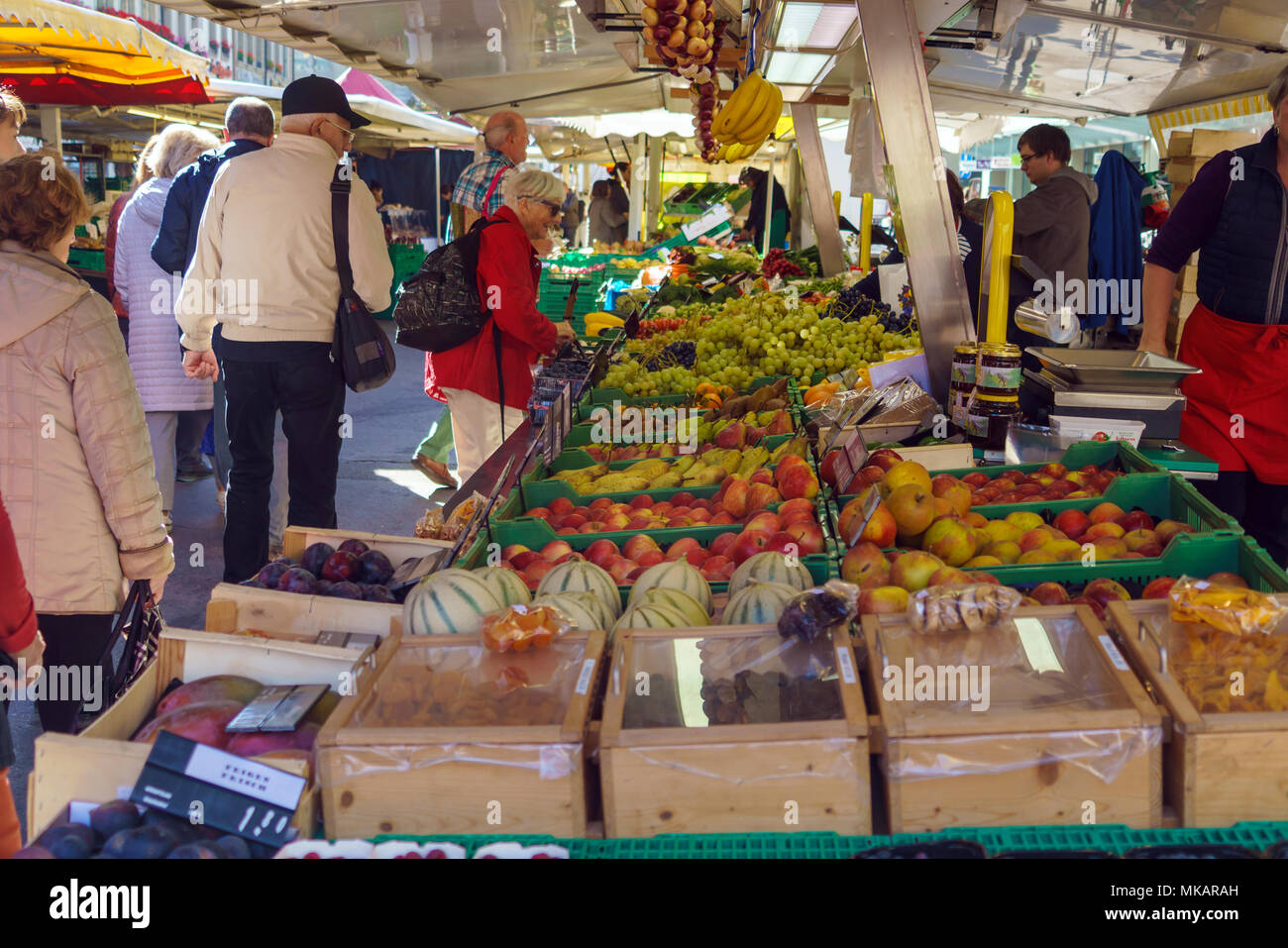 Switzerland And Farmers Market Stock Photos & Switzerland And Farmers ...