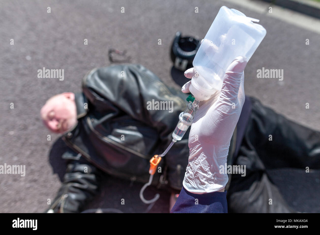 Injured person ambulance hi-res stock photography and images - Alamy