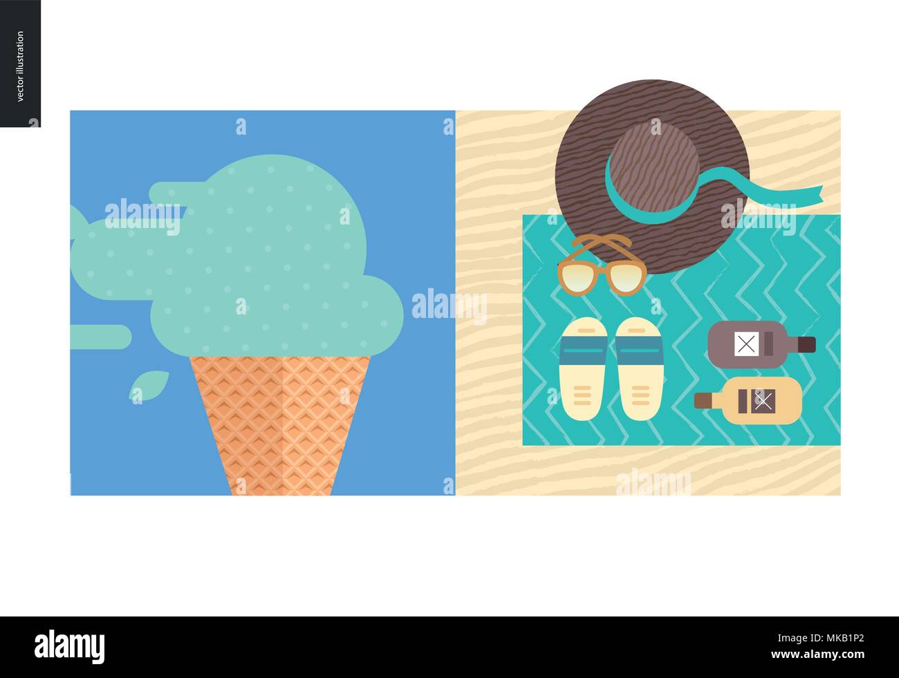 Flip top bottle Stock Vector Images - Alamy