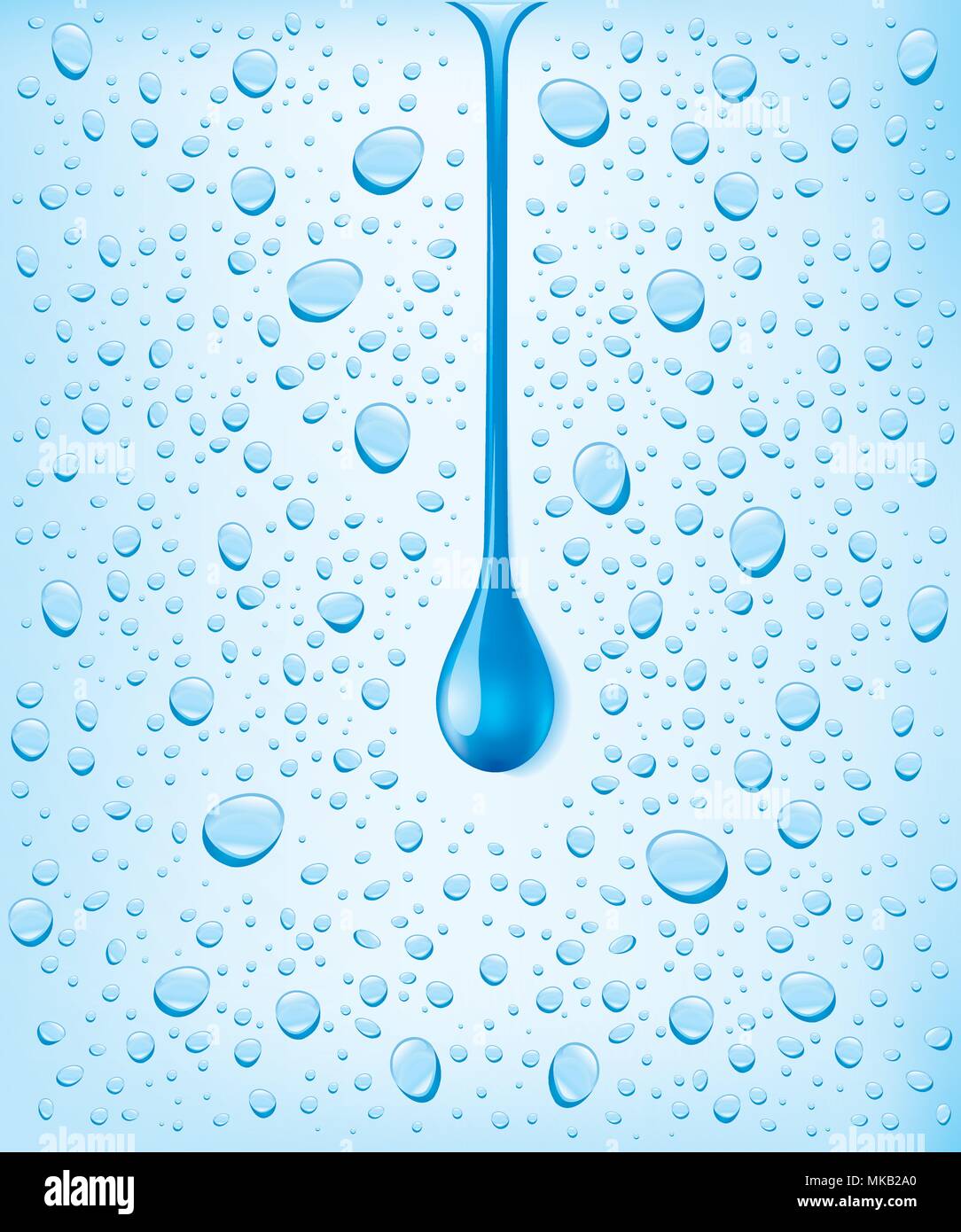 Drops water in pink Stock Vector Images - Alamy