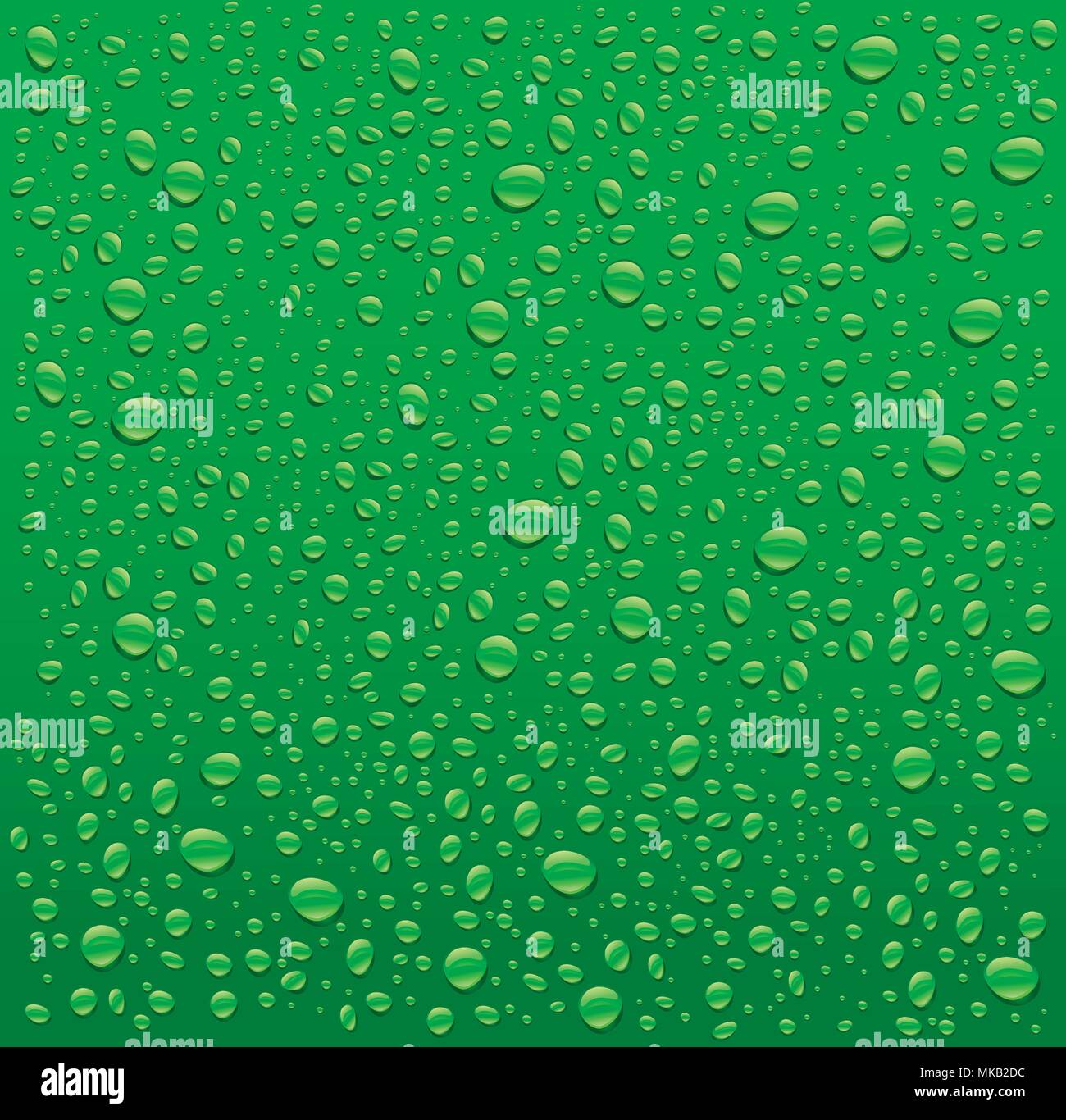 many green water drops background Stock Vector Image & Art - Alamy