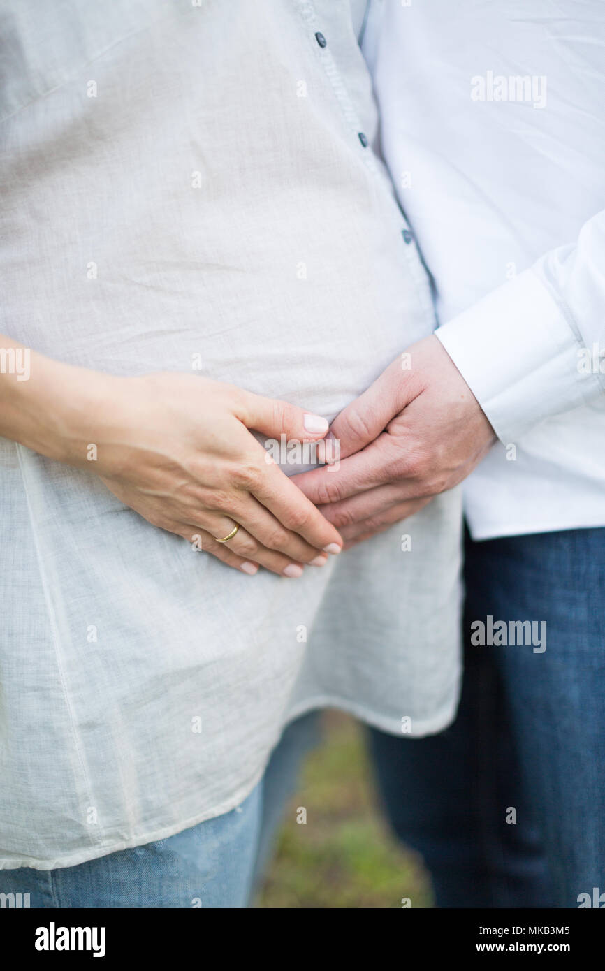 pregnancy, future generation, birth giving concept. there are close up ...