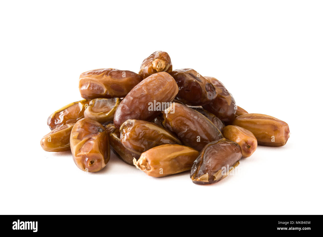 Dates food isolated on white background Stock Photo - Alamy