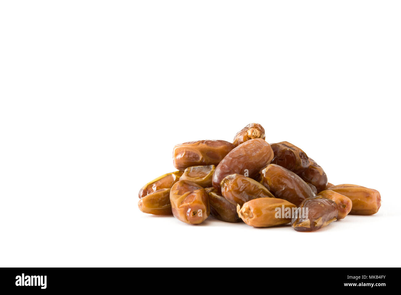 Dates food isolated on white background Stock Photo - Alamy