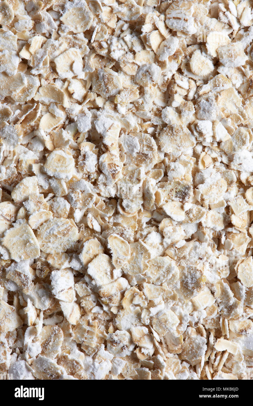 Oatmeal close up. Oat flakes background texture Stock Photo - Alamy
