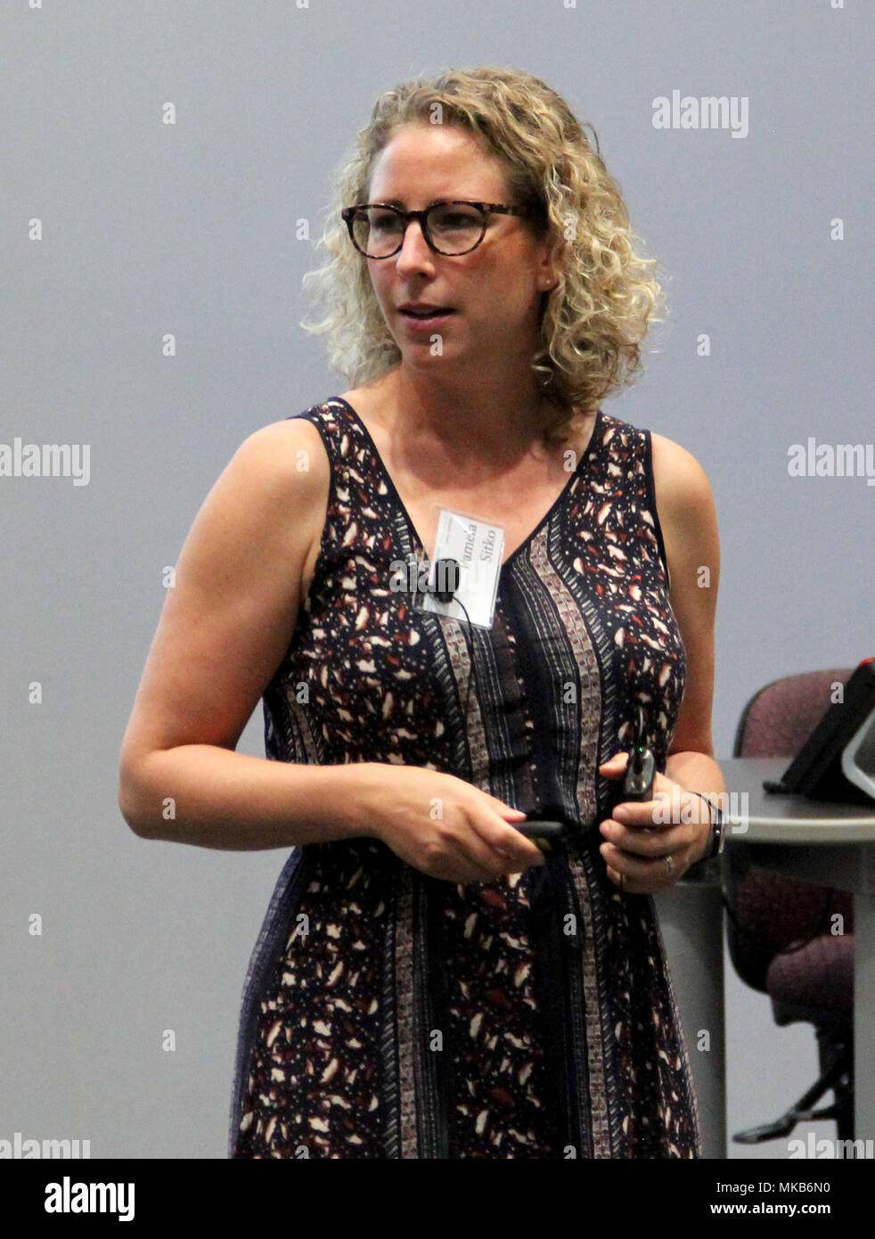 Dr. Pamela Sitko, from World Vision, provides information on an ...