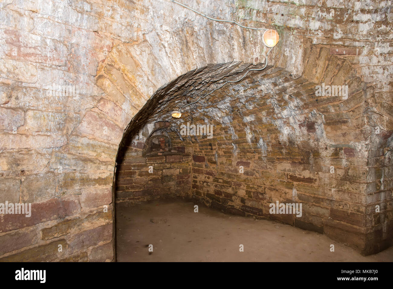 SHLISSELBURG, SAINT PETERSBURG, RUSSIA - AUGUST 21, 2017: casemates in ...
