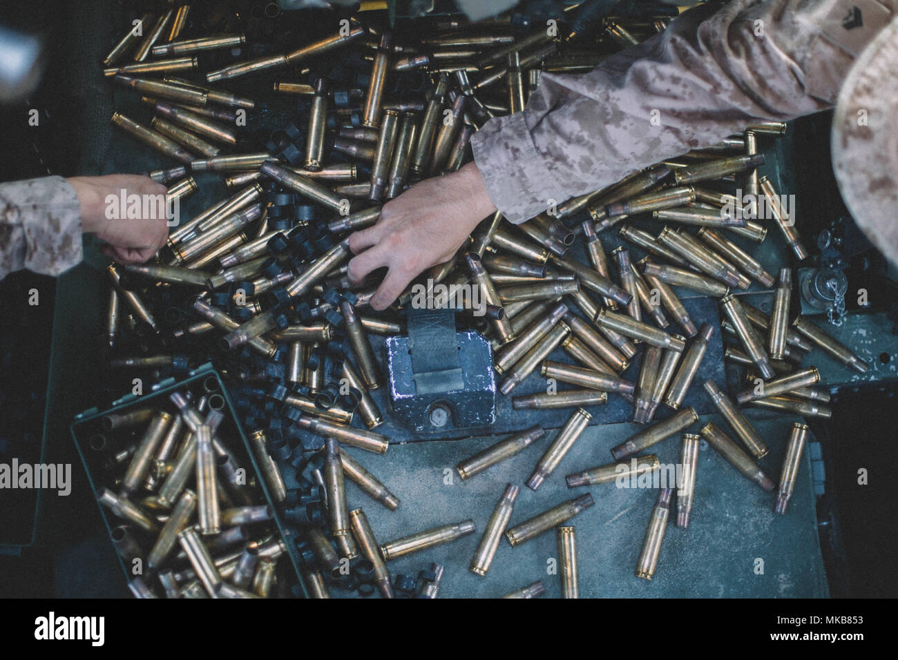 U.S. Marines with Combat Logistics Detachment 5, Special Purpose Marine ...