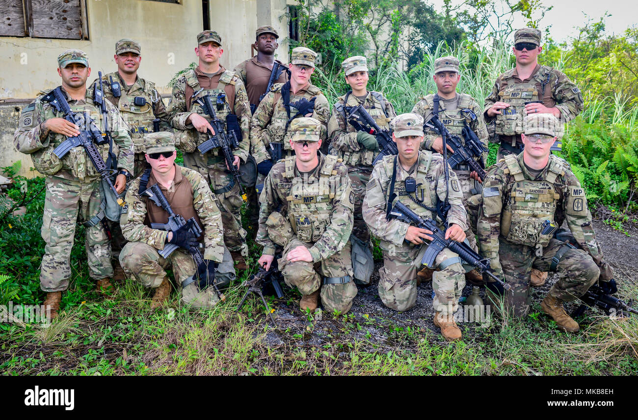 U.S. Army Soldiers assigned to the 3rd Platoon, 58th Military Police ...