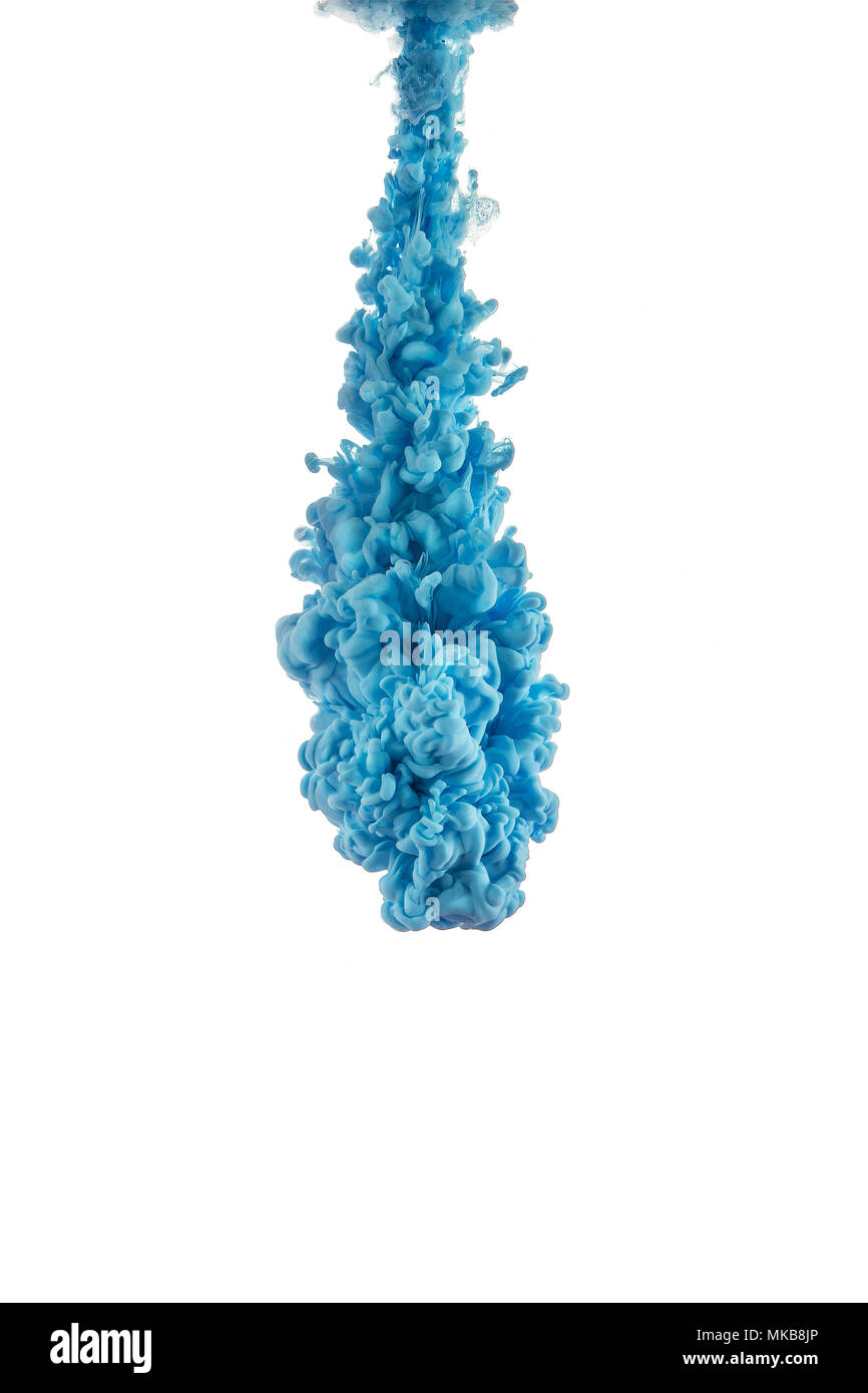 color splashes of ink Stock Photo - Alamy