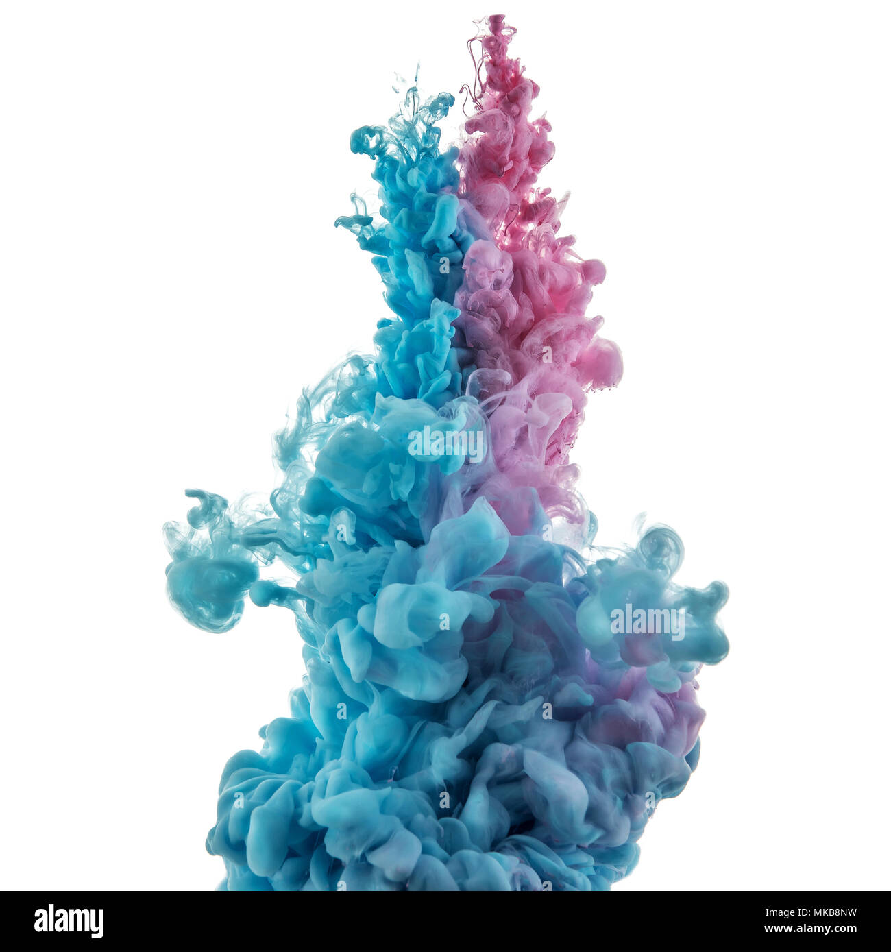 color splashes of ink Stock Photo - Alamy
