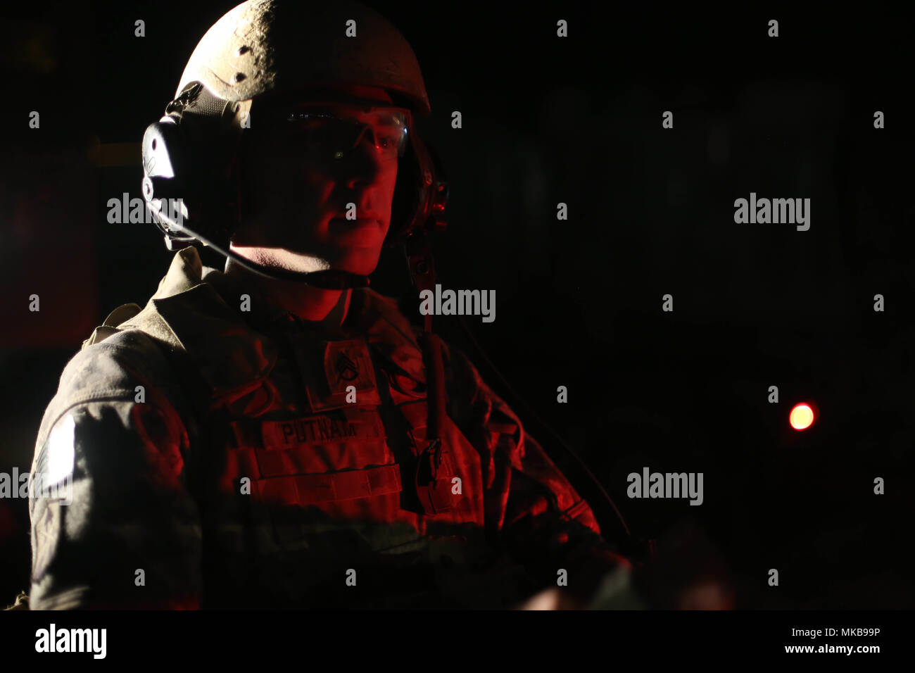 U.S. Army SSg. Morgan Putnam, assigned to 2nd Battalion, 4th Field ...