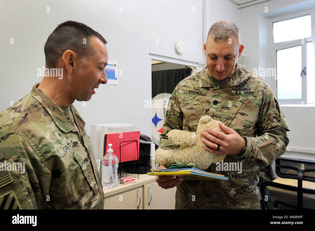 BAGRAM AIRFIELD, Afghanistan - Lt. Col. Michael Hagerty, the commander ...