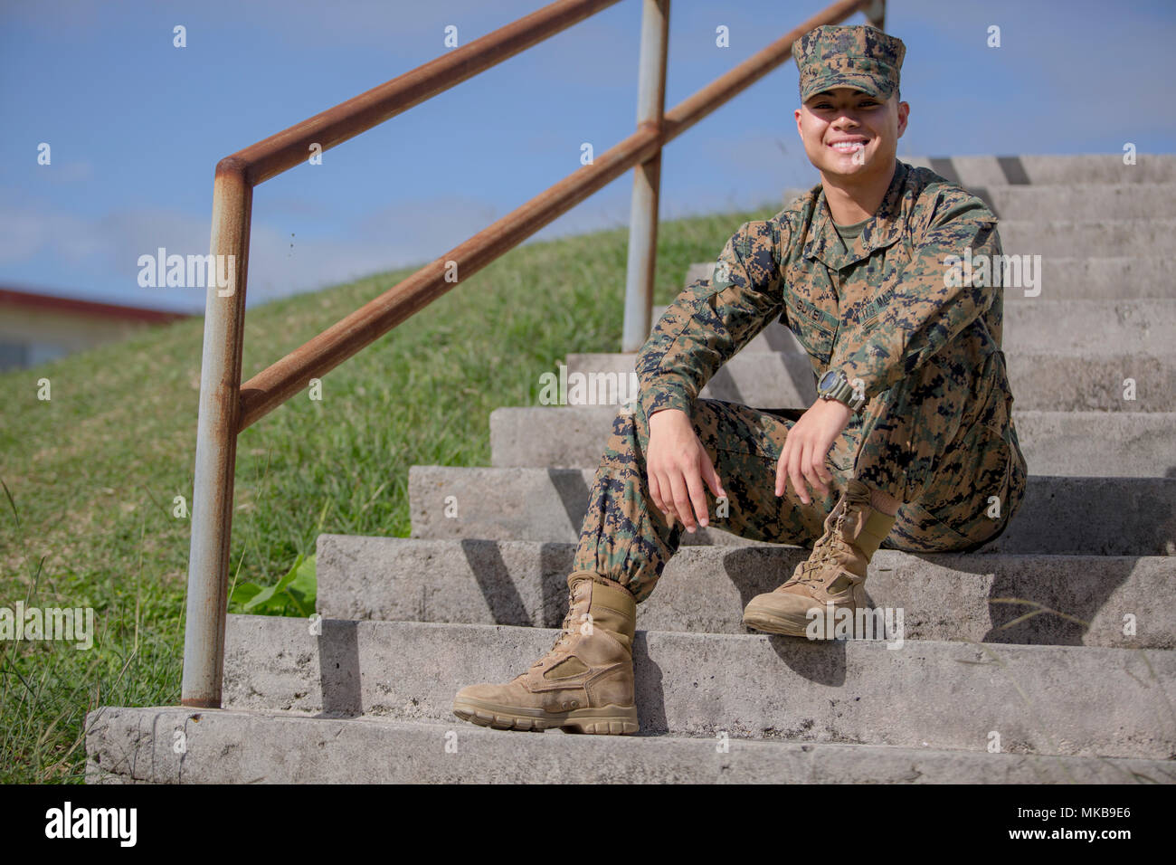CAMP FOSTER, OKINAWA, Japan – Cpl. Nathan Nguyen poses for a photo Nov ...
