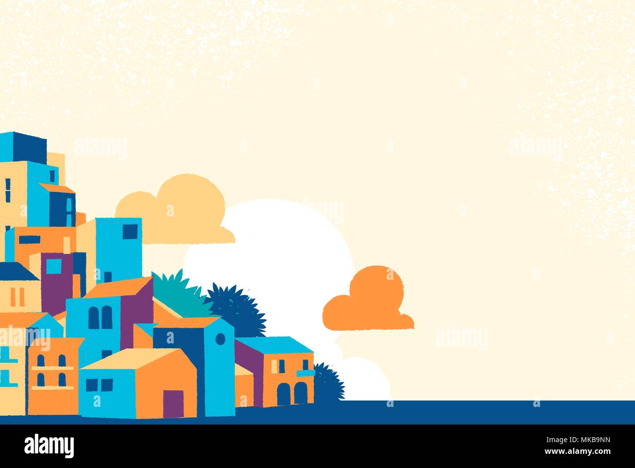 View village town building Stock Vector Images - Alamy