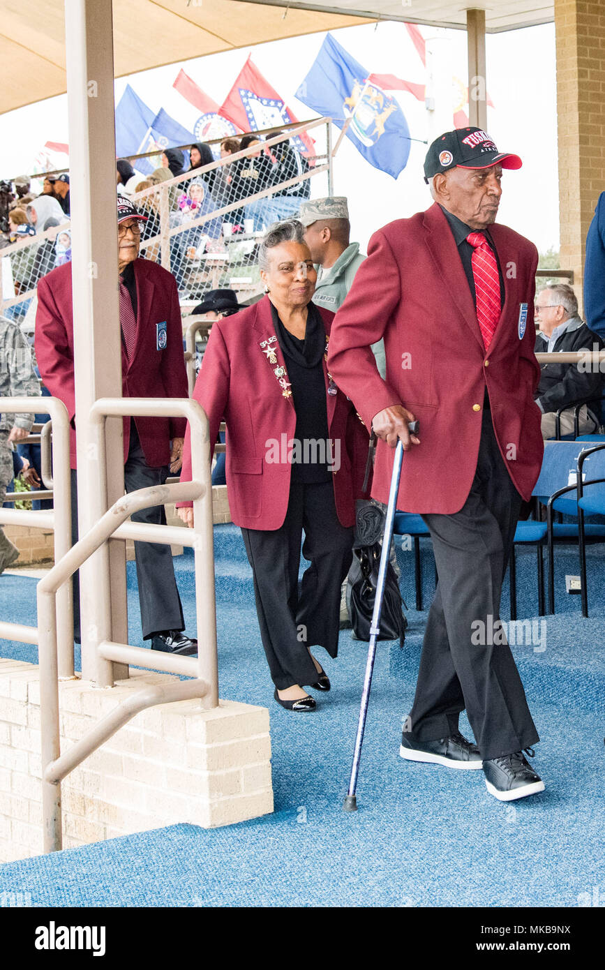 Tuskegee Airmen attending Air Force BMT Graduation Stock Photo - Alamy