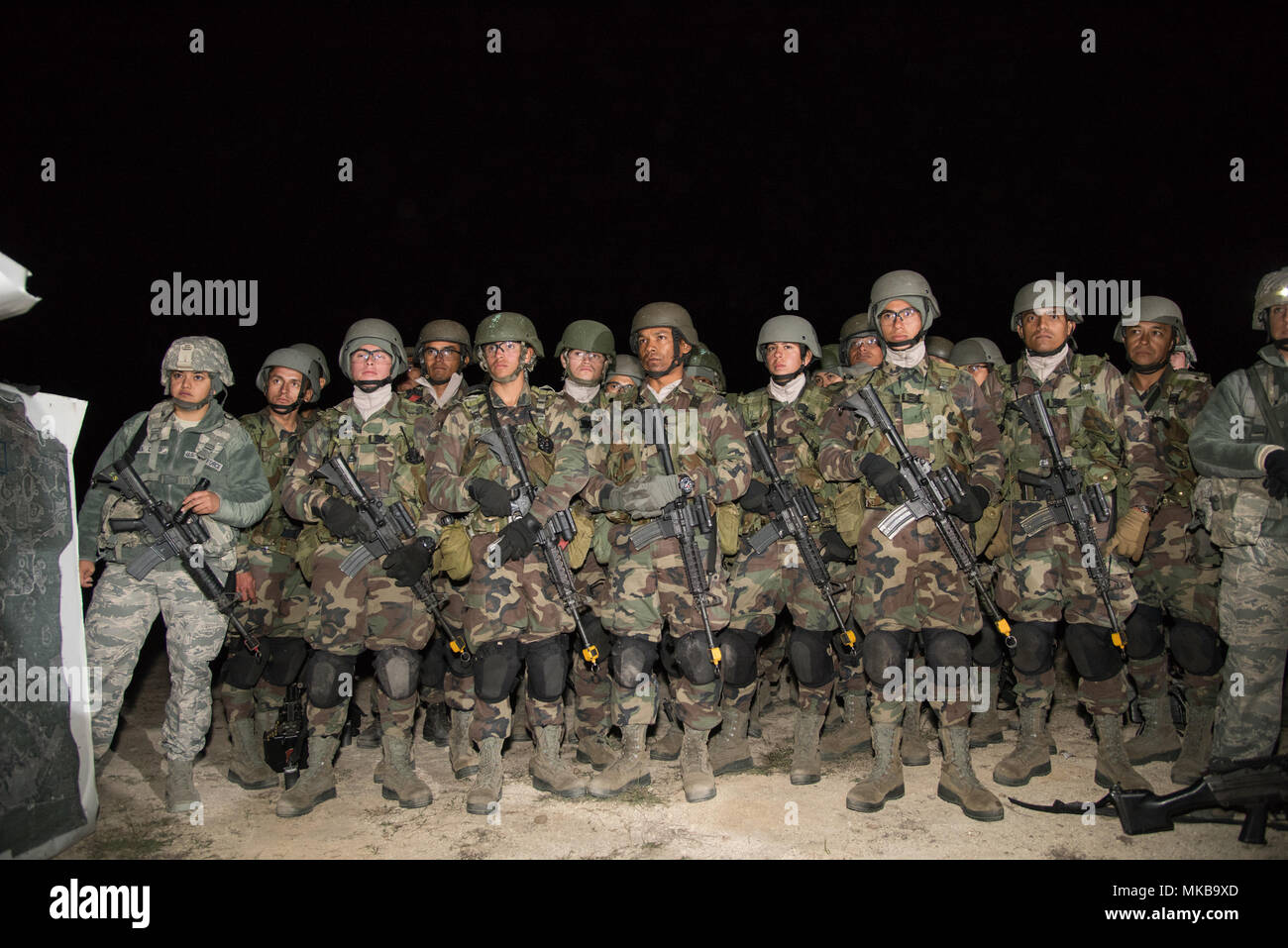 Students from the Inter-American Air Force Academy’s 837th Training ...