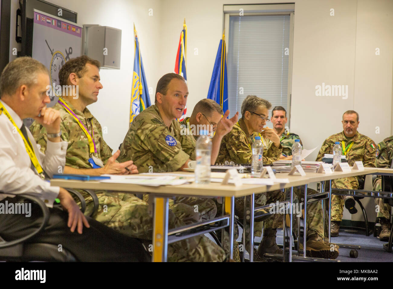 United Kingdom Royal Marines Maj.Gen. Charles Stickland, the commander ...
