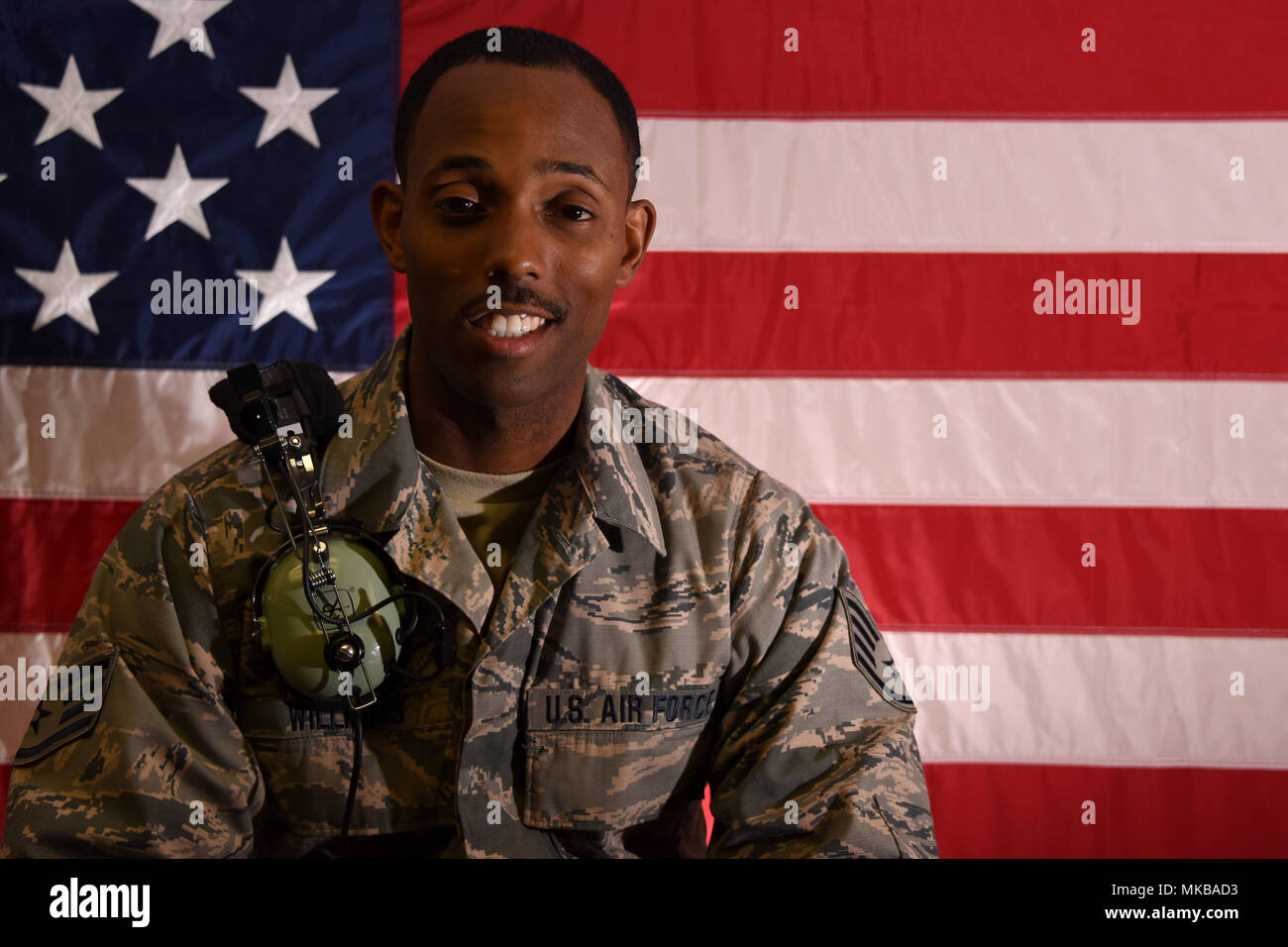 Pennsylvania Air National Guardsman Staff Sgt. Sheldon A. Williams with ...