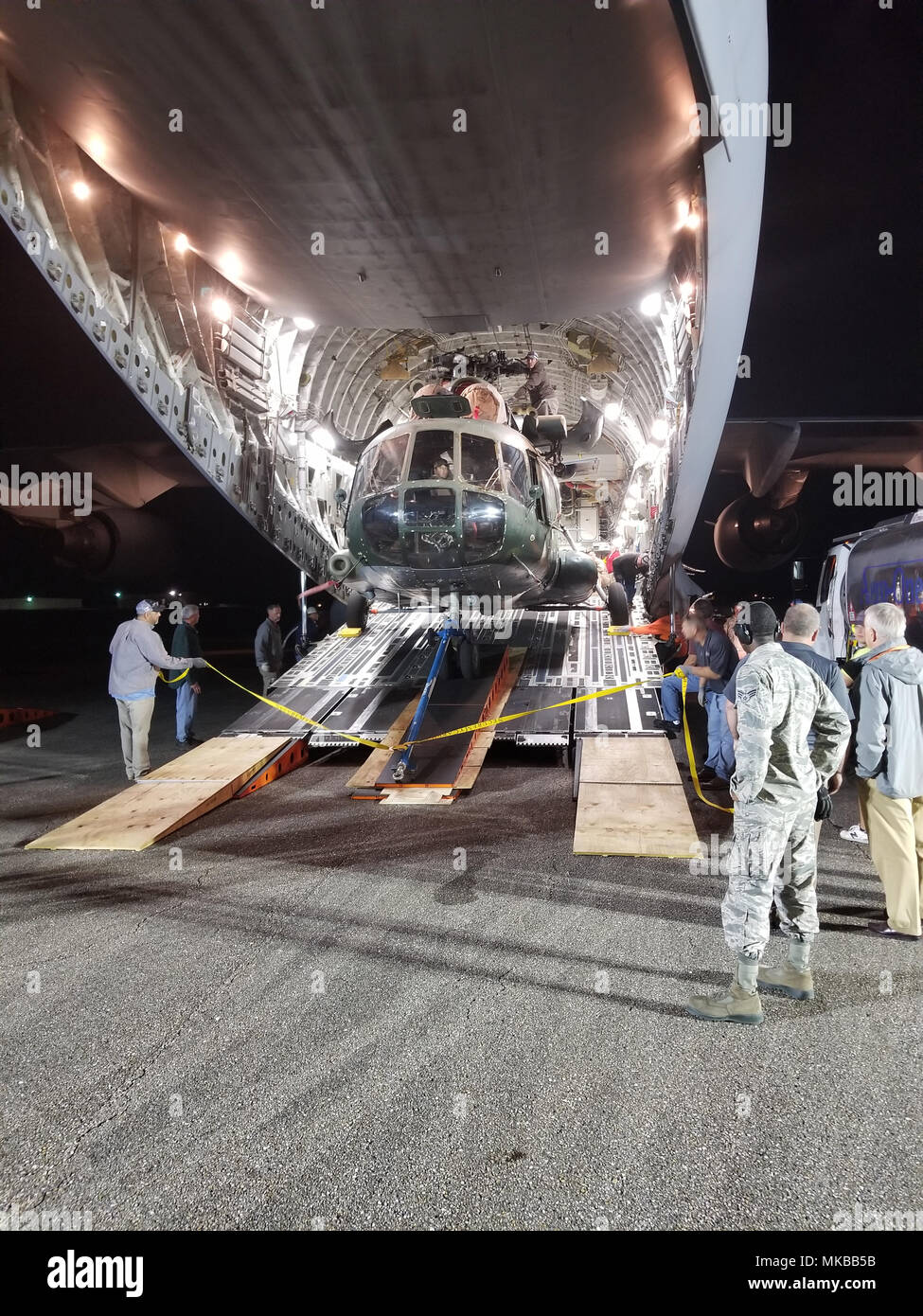 The last of the operational Mi-17 helicopters stationed at Fort Rucker ...