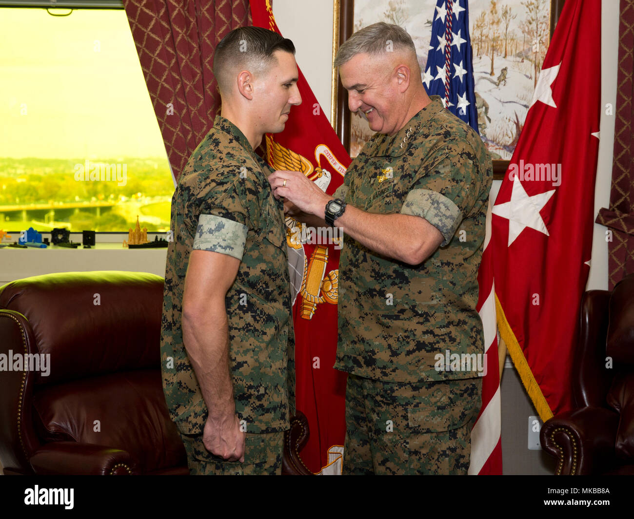 The Assistant Commandant of the Marine Corps Gen. Glenn M. Walters ...