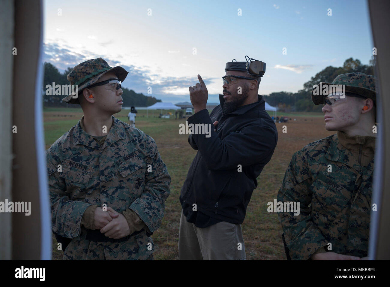 U.S. Marine students with Marine Corps Embassy Security Group (MCESG ...