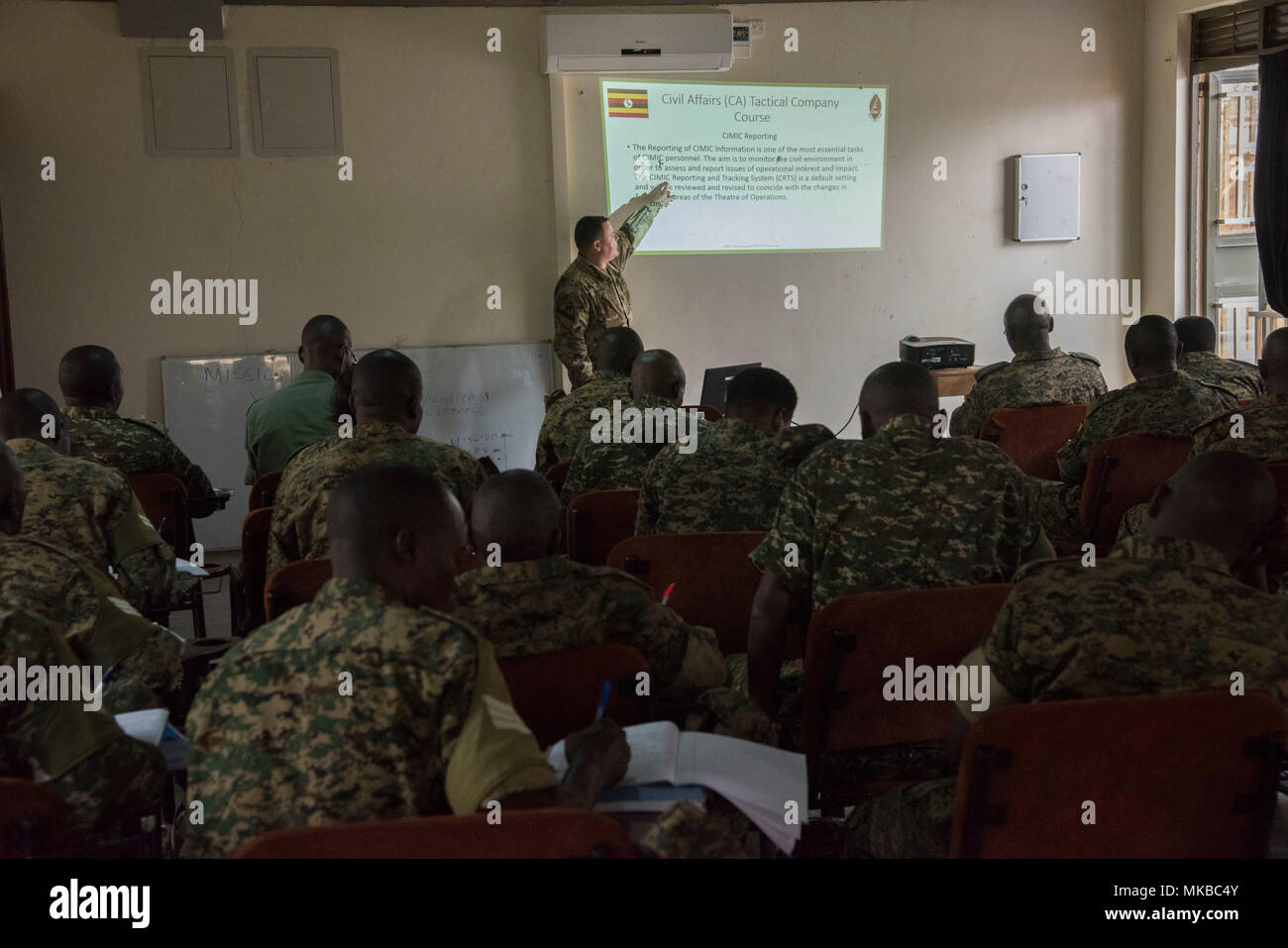 U.S. Army Capt. Raphael Howard III, assigned to the 407th Civil Affairs ...