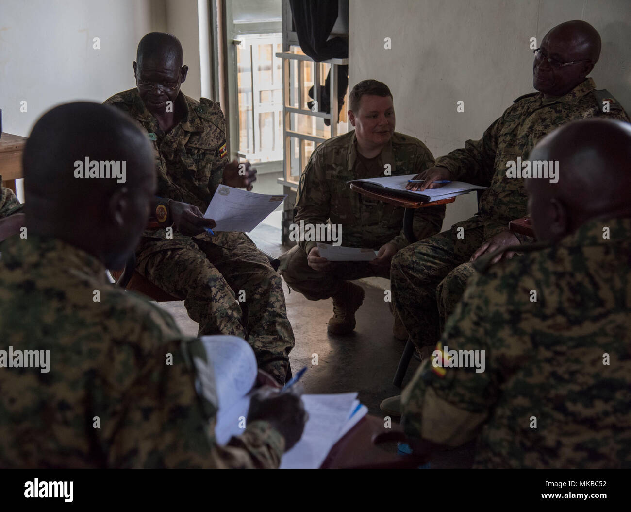 U.S. Army Capt. Raphael Howard III, assigned to the 407th Civil Affairs ...